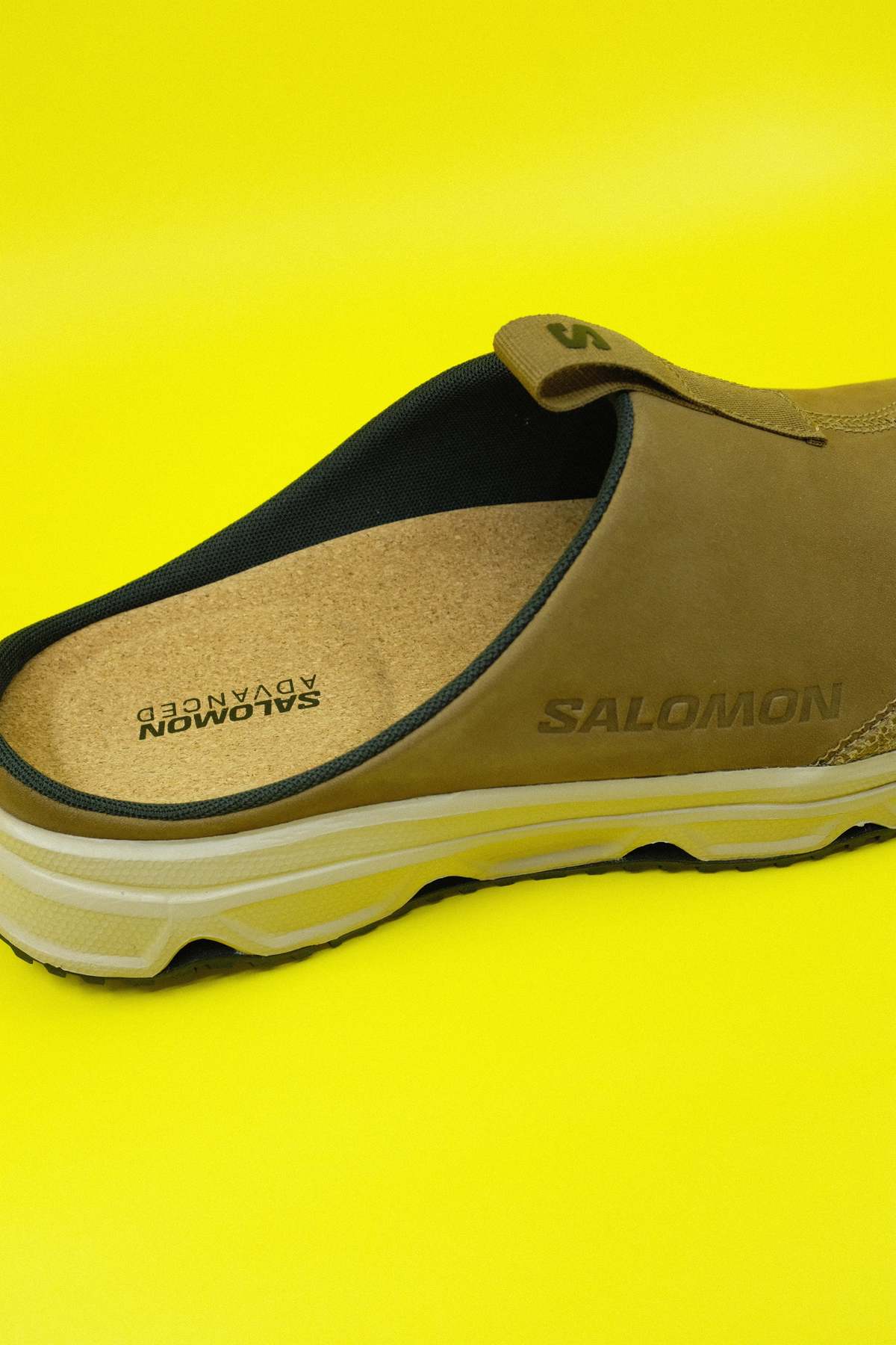 SALOMON RX Leather Slide - Kangaroo/Safari | Garmentory