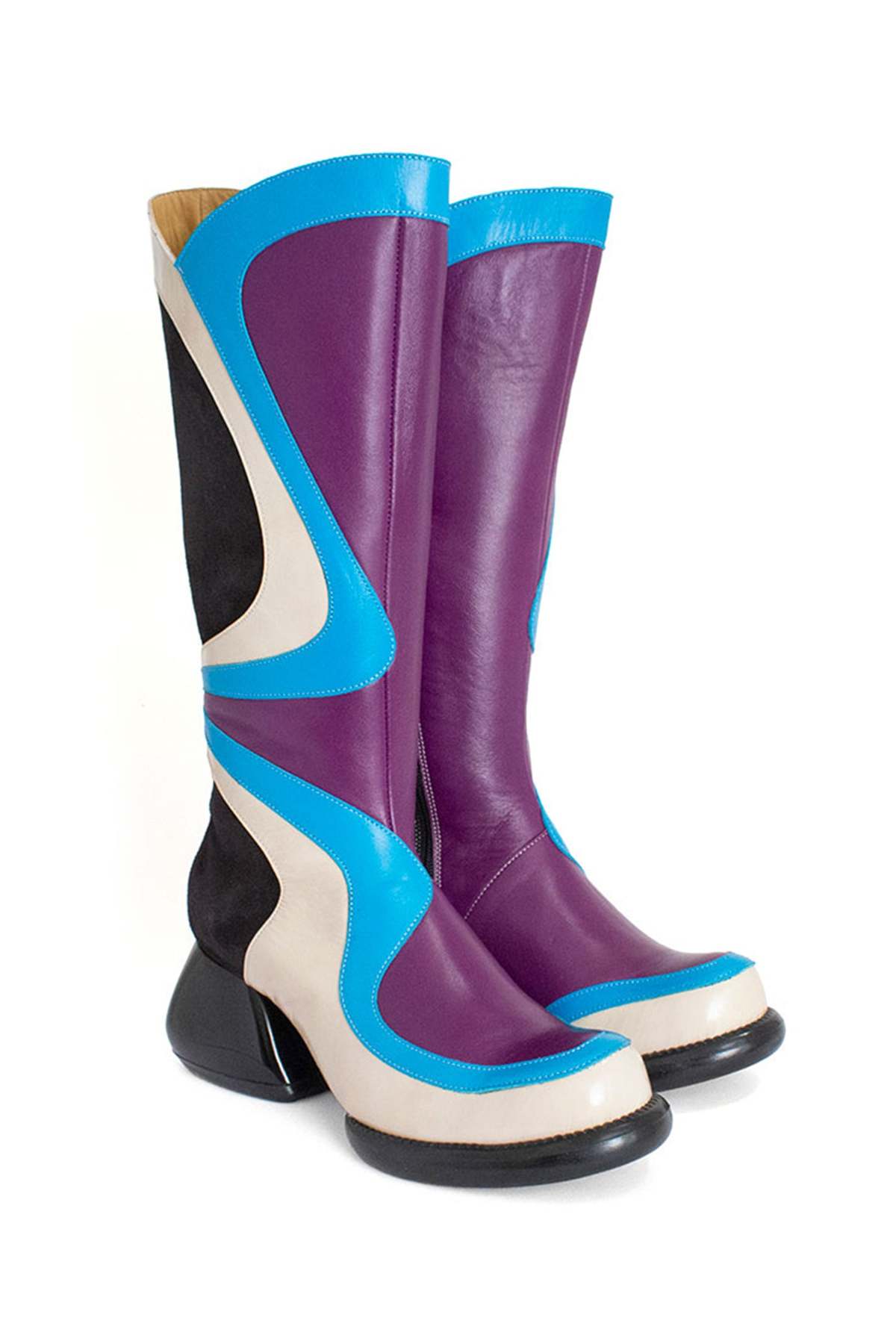 Anna Sui X John Fluevog Warhol Boot - Orchid Multi | Garmentory