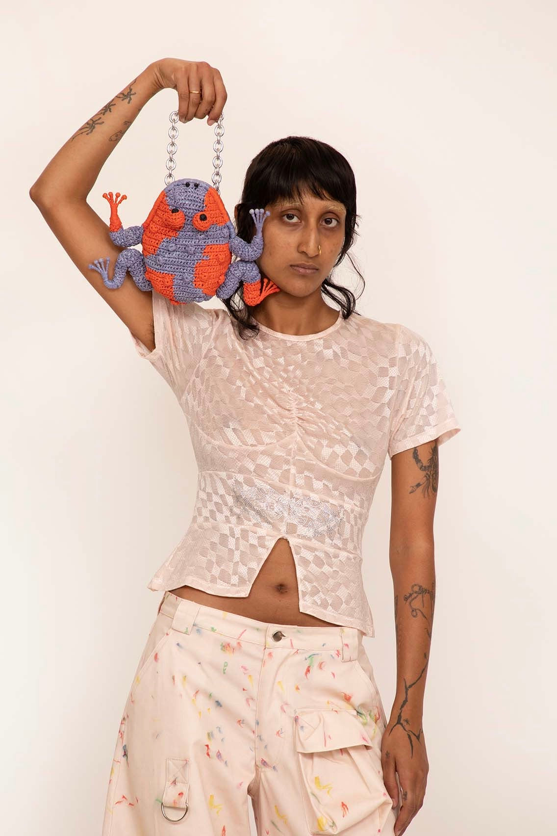 Collina Strada Frog Bag - Lilac | Garmentory