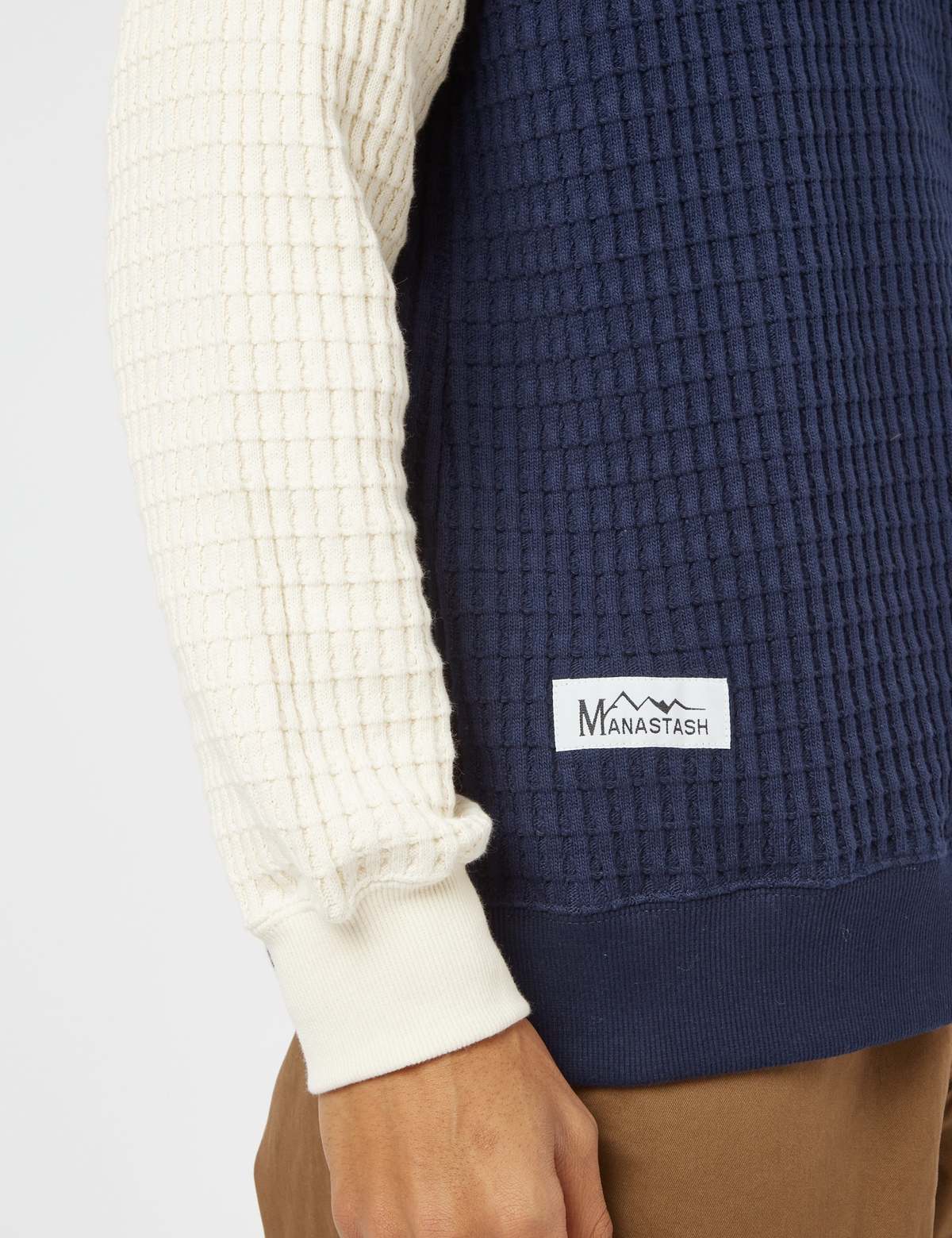 Manastash Snug Thermal Bulky Neck Sweatshirt - Multi Panel | Garmentory