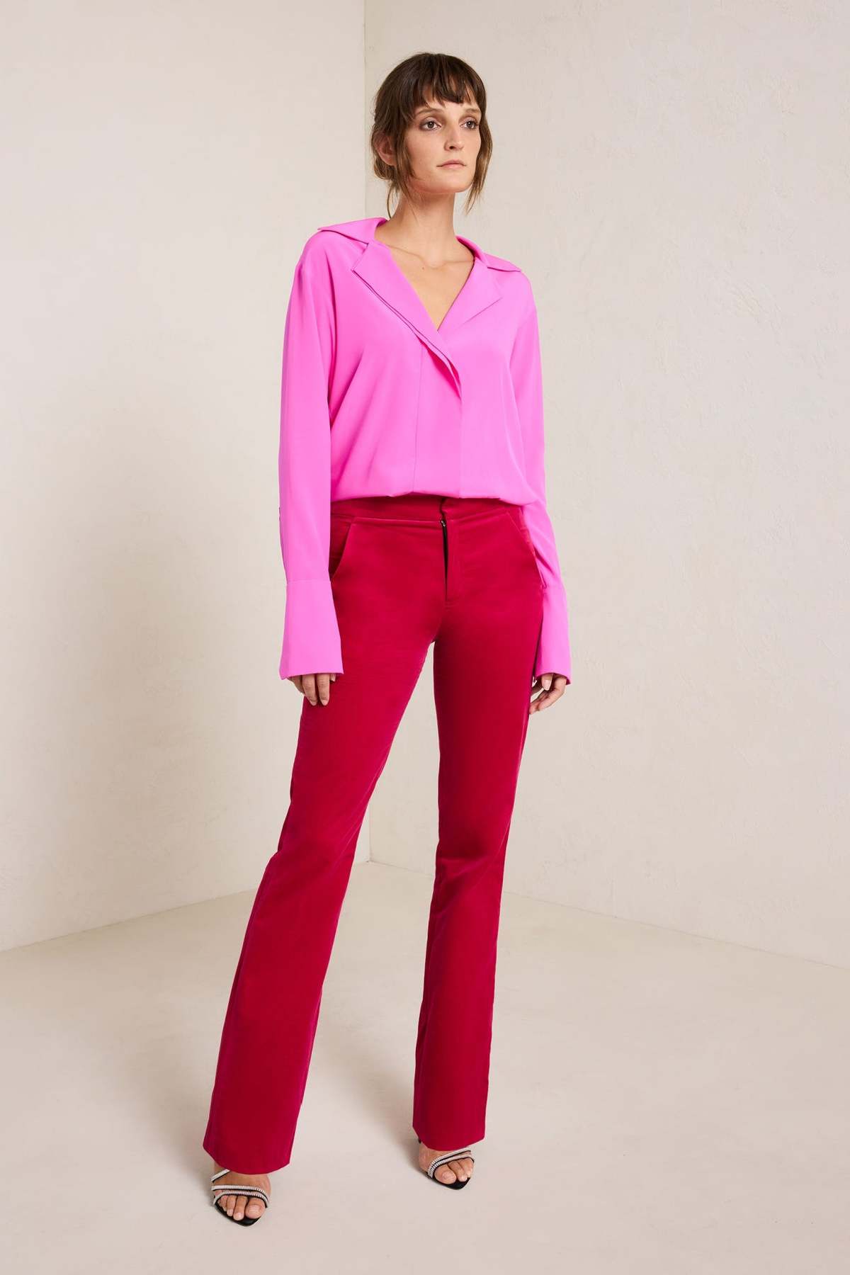 A.L.C. Kinsley Top - Hot Pink | Garmentory