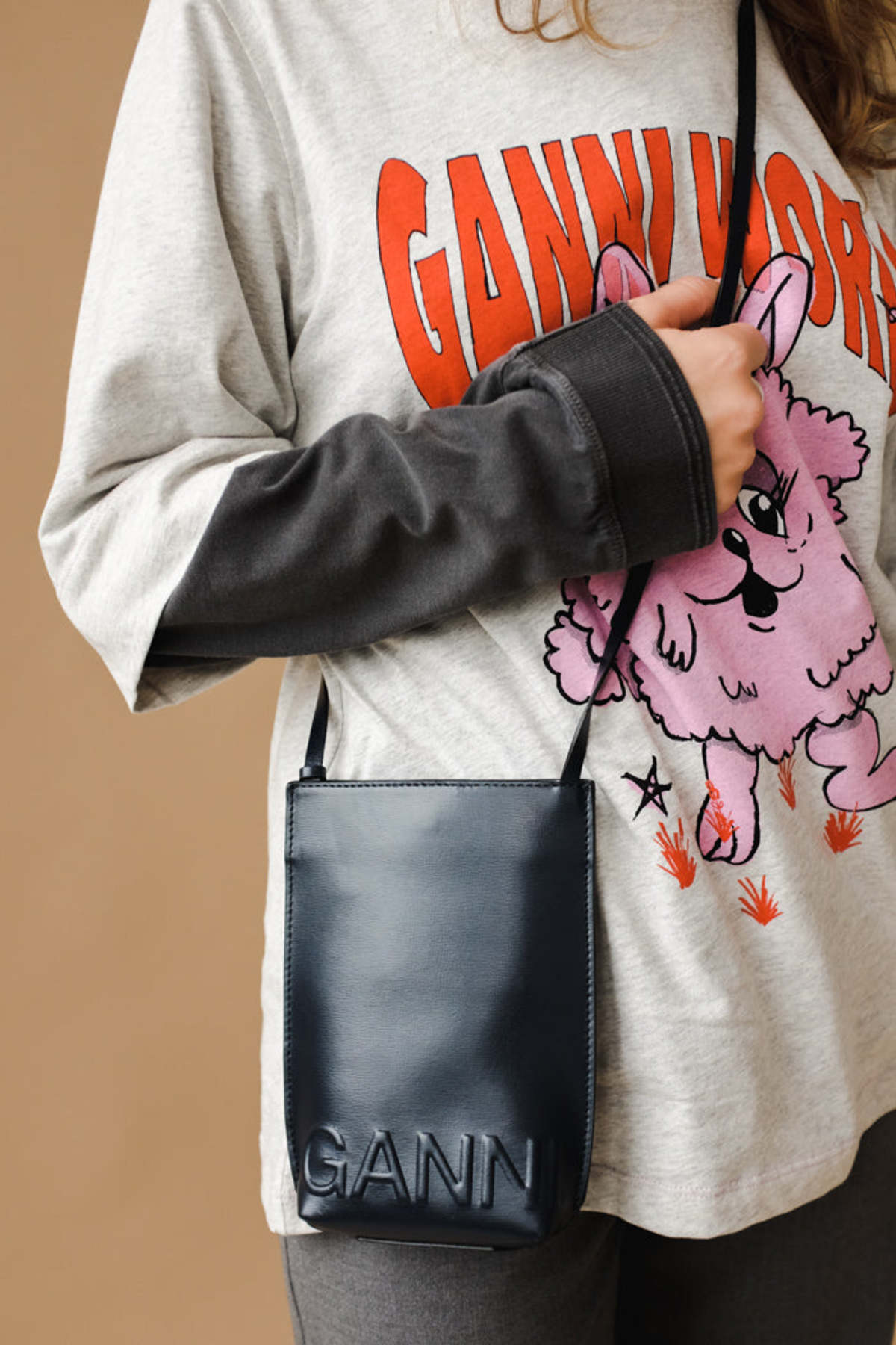 Ganni Banner Mini Crossbody Bag - Sky Captain | Garmentory