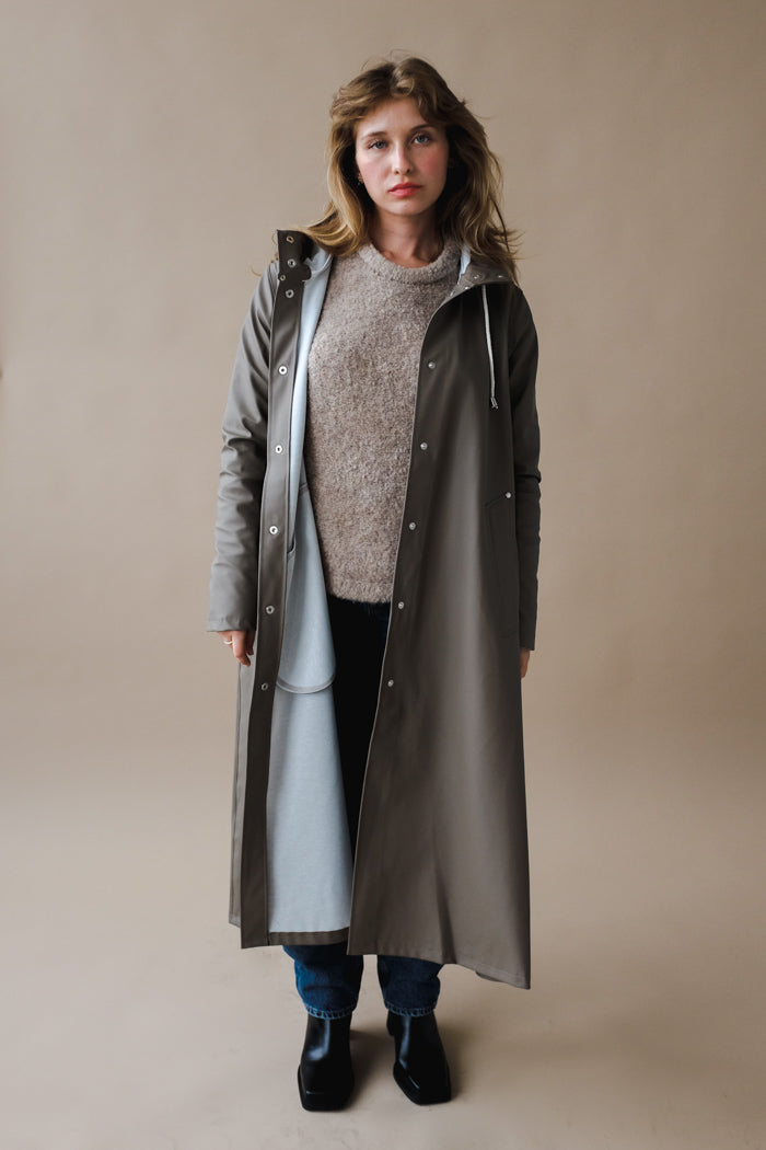 Stutterheim MOSEBACKE RAIN JACKET LONG MOLE | Garmentory