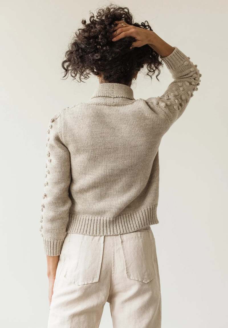 First Rite Bobble Cardigan - Fog | Garmentory