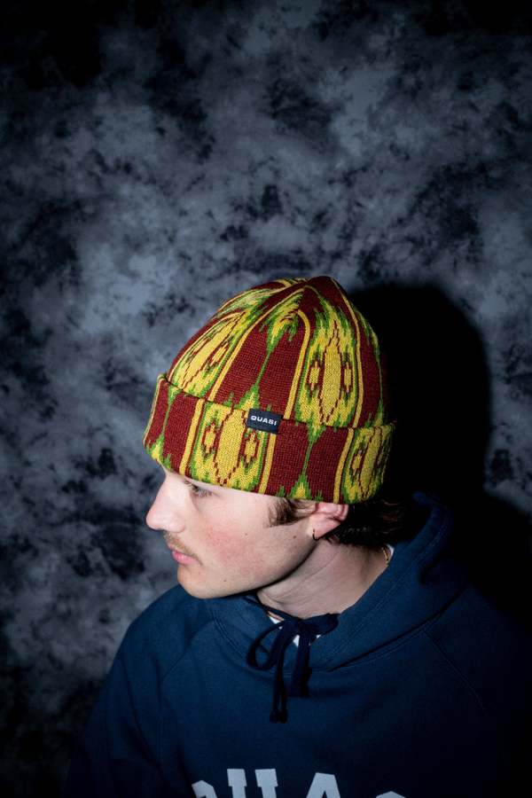 Quasi Grotto Beanie - Maroon | Garmentory