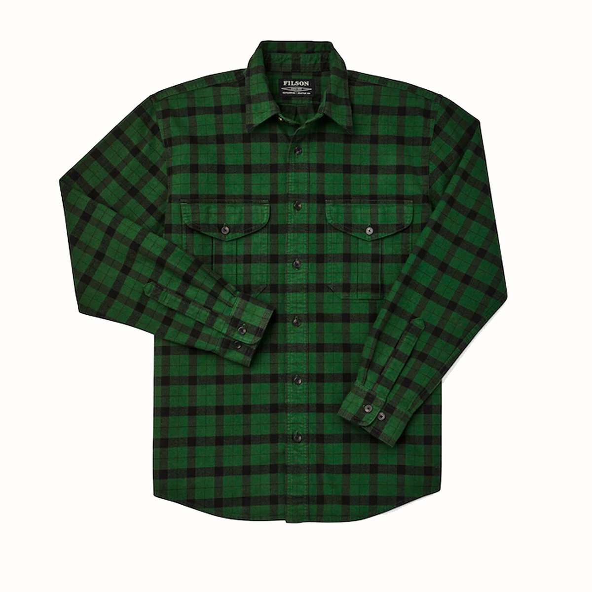 Filson Alaskan Guide Shirt - Bottle Green/Black | Garmentory