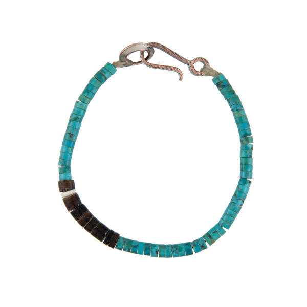 machus Bracelet - Turquoise/Brown/Black | Garmentory
