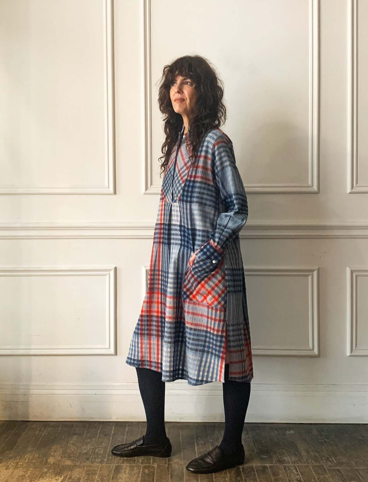 Mii Pixel Art Dress - Blue | Garmentory