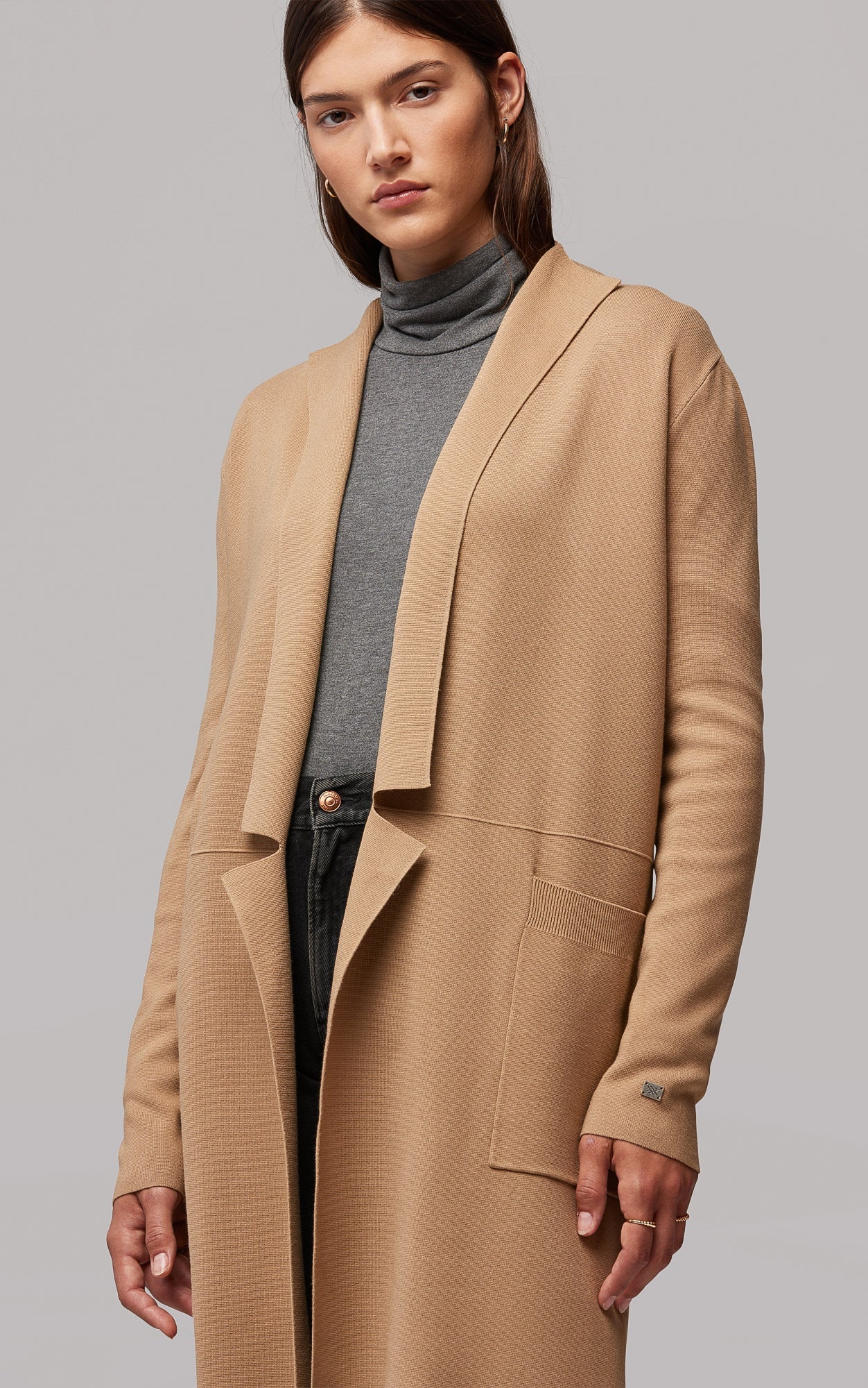 Soia & Kyo Benela Coatigan - Toffee | Garmentory