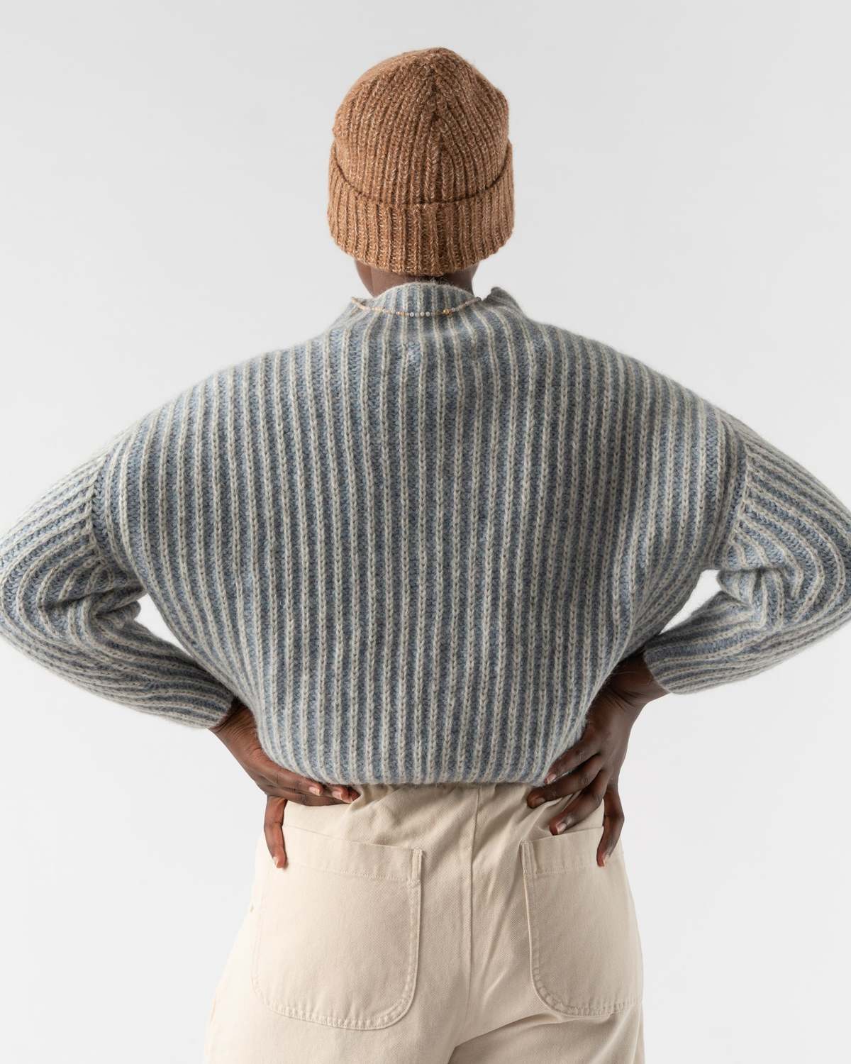Micaela Greg Ines Sweater - Steel Blue | Garmentory