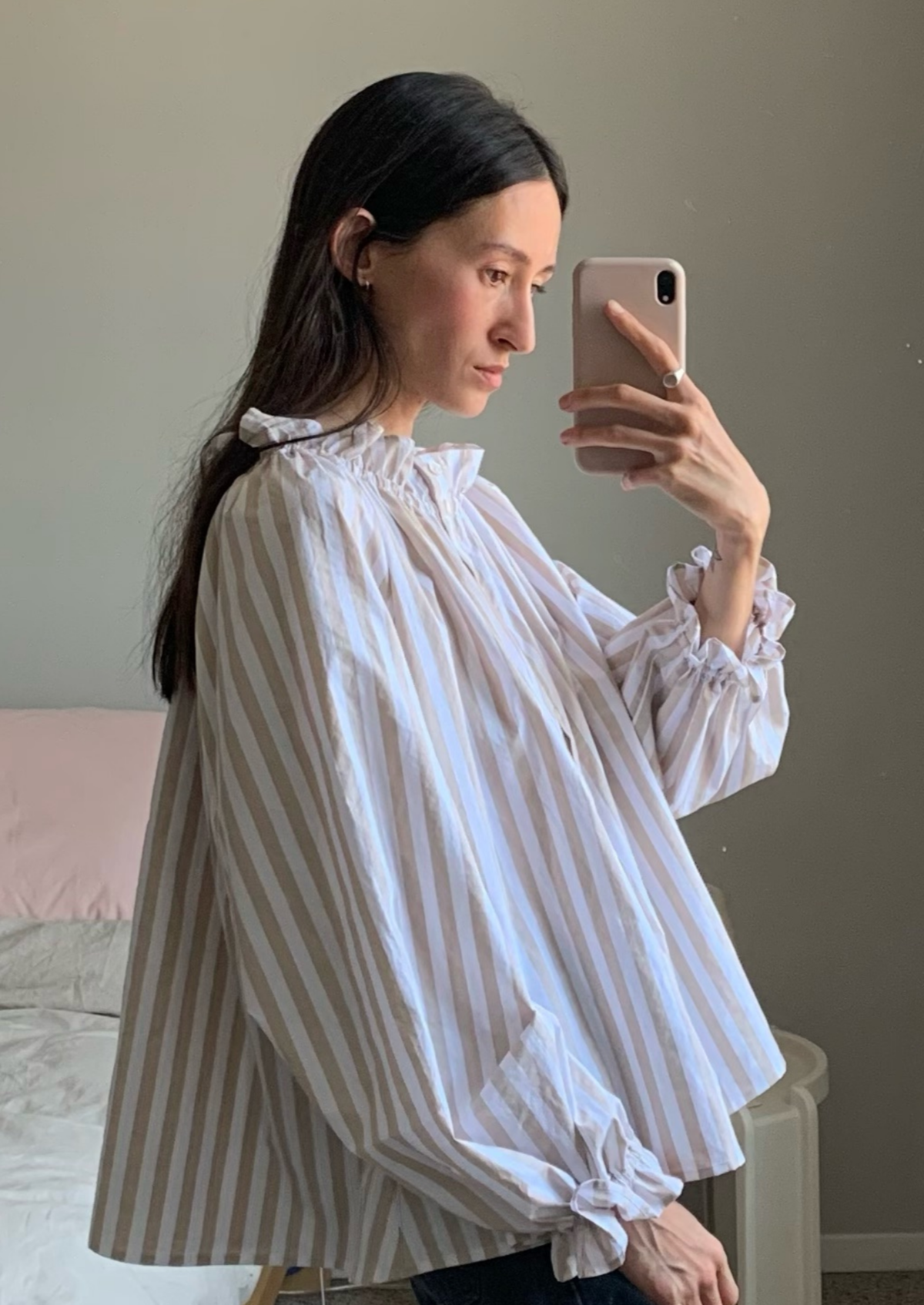 Local Woman Claire Blouse - Milk/Chocolate | Garmentory