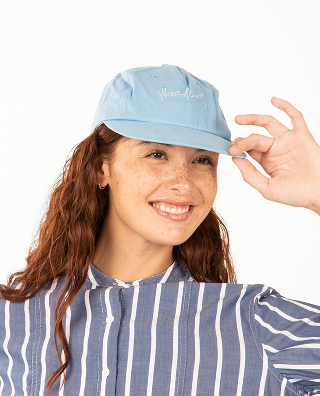 House of Sunny Colour Theory Recycled Cap - Blue | Garmentory