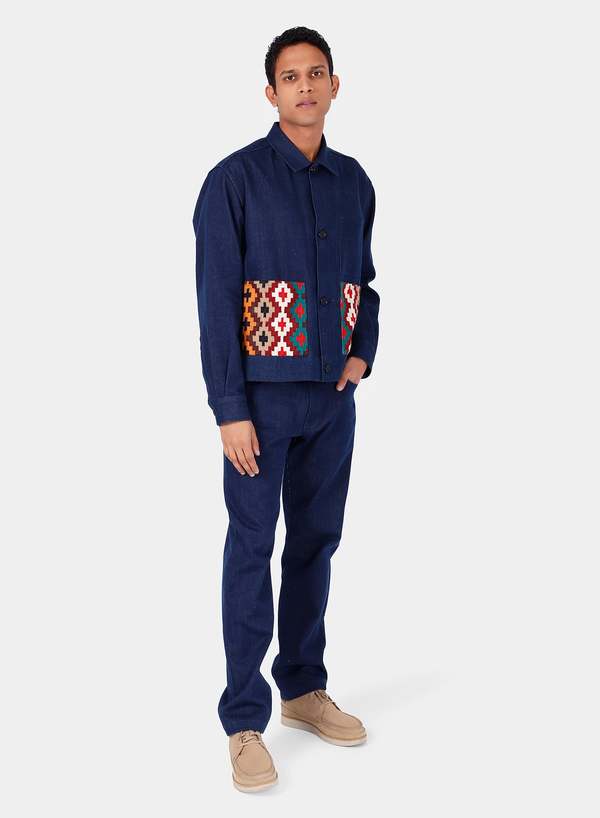 Kardo Bodhi Jacket - Indigo | Garmentory