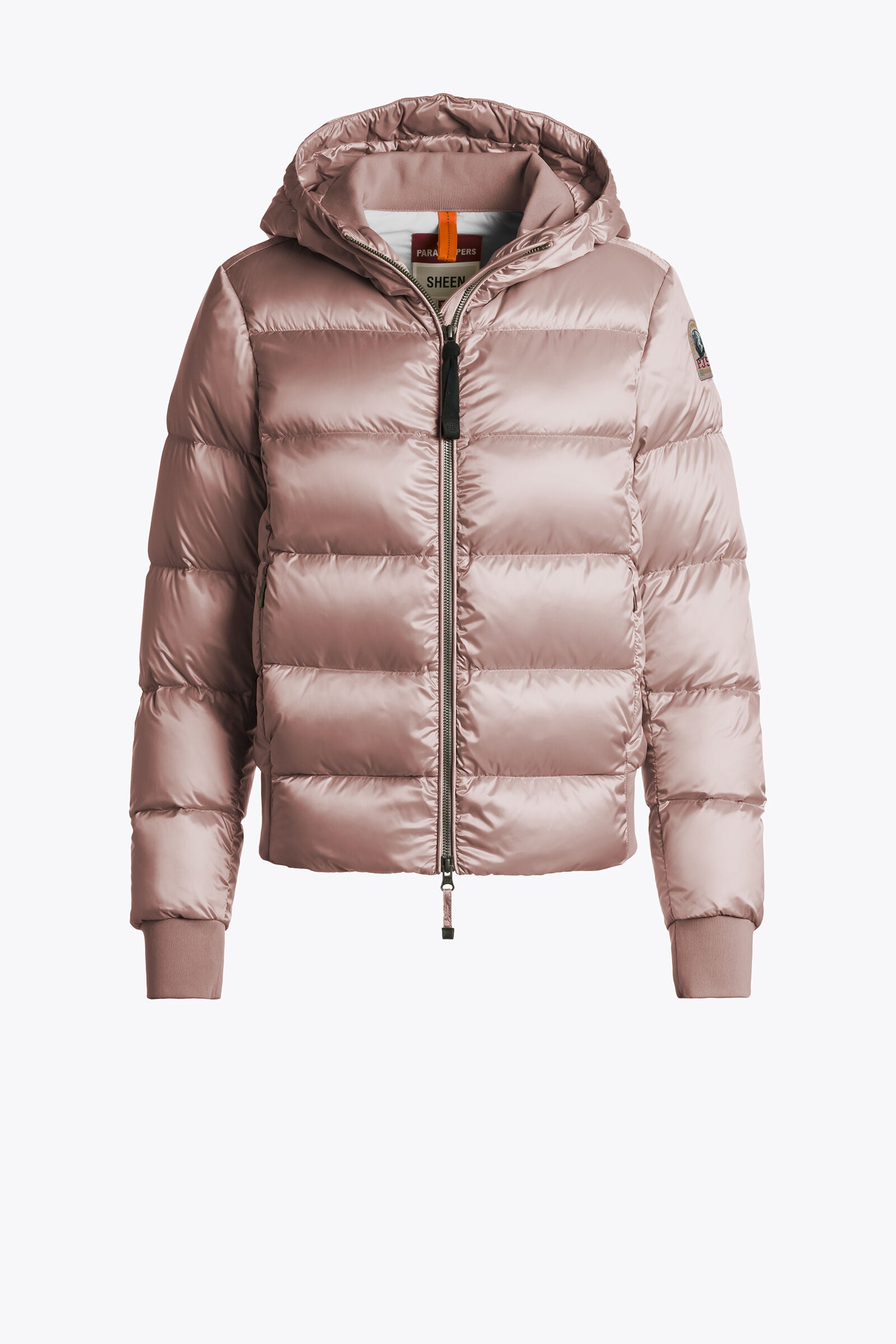 PARAJUMPERS Mariah Puffer Jacket - Silver/Pink | Garmentory