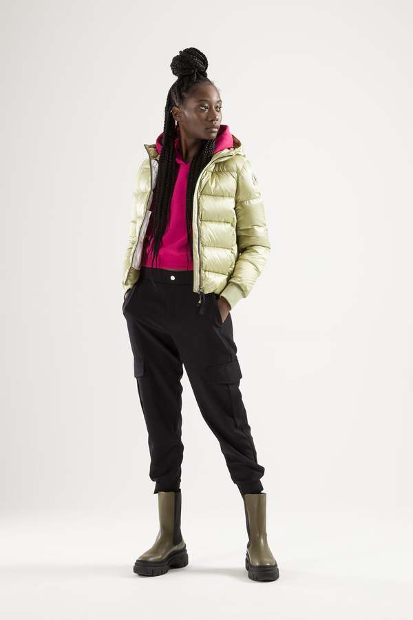 PARAJUMPERS Mariah Puffer Jacket - Silver/Pink | Garmentory