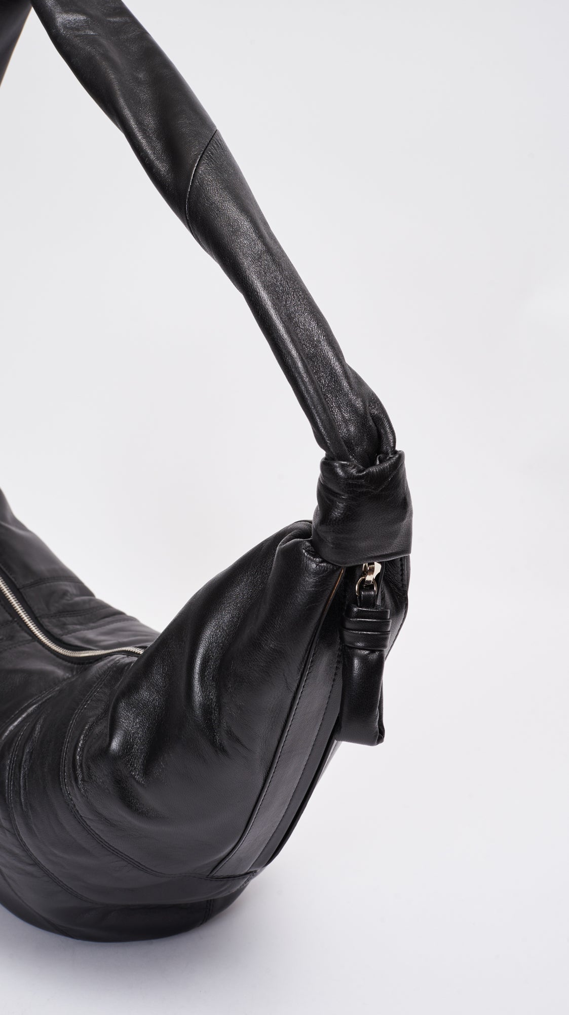 Lemaire Large Croissant Bag - Black | Garmentory