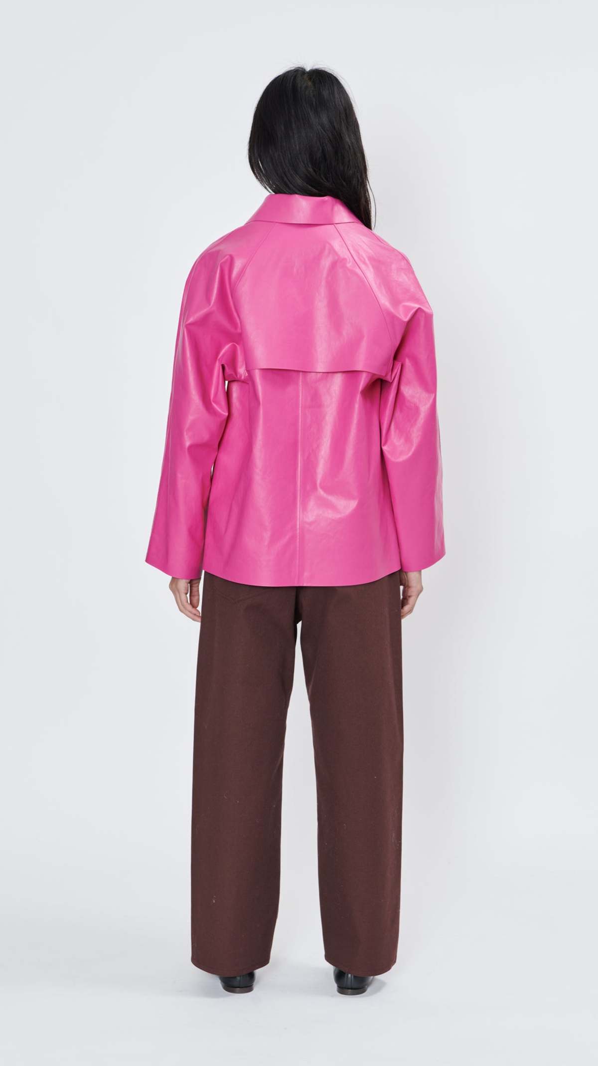 KASSL Original Hip Oil Coat - Bright Pink | Garmentory