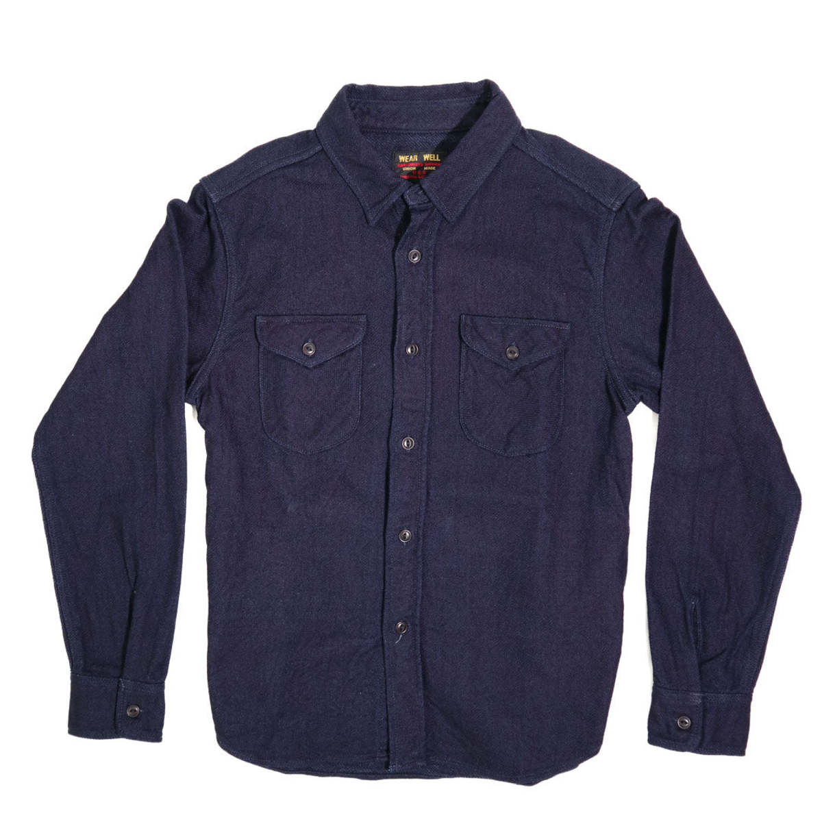 UES Heavy Flannel Shirt - Indigo | Garmentory