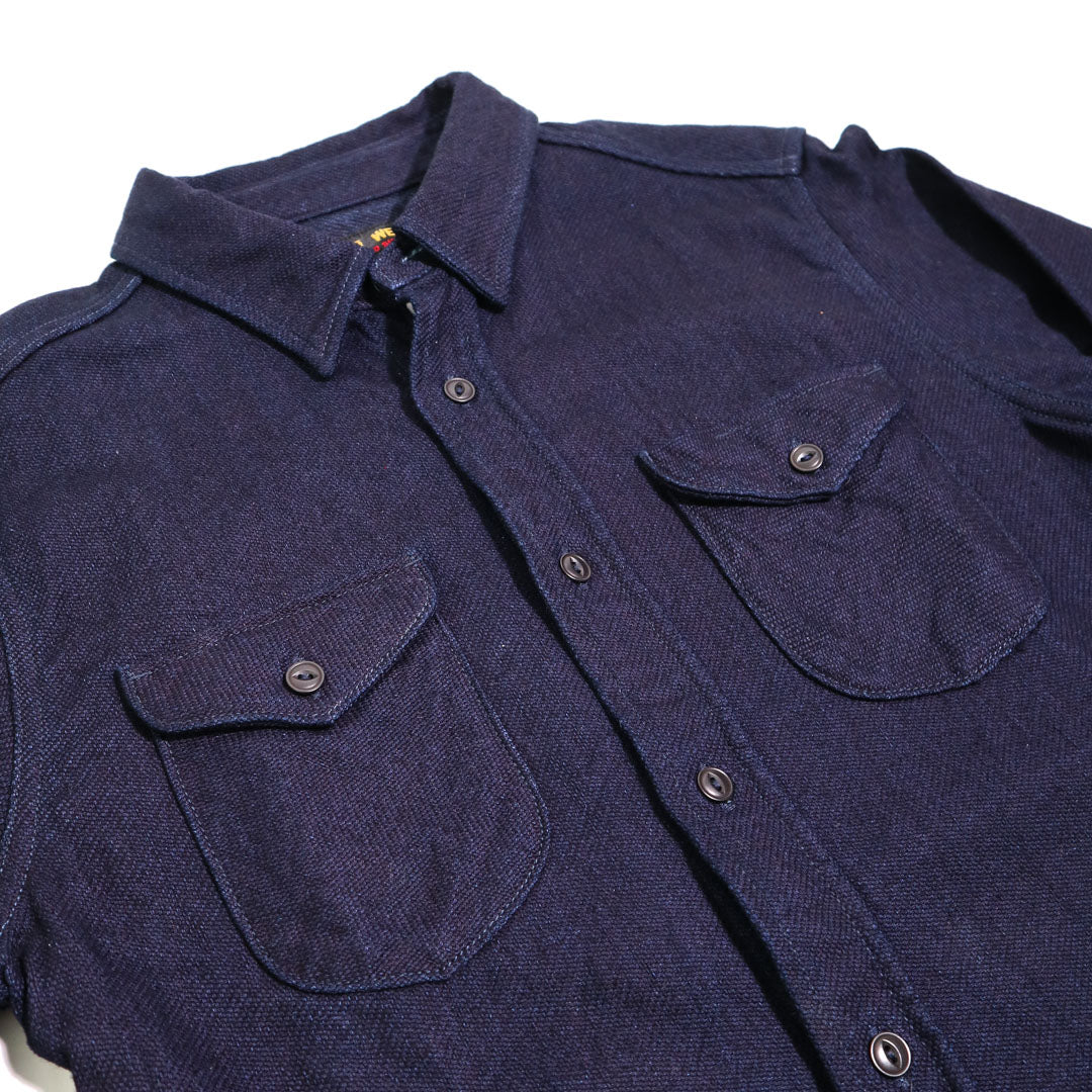 UES Heavy Flannel Shirt - Indigo | Garmentory