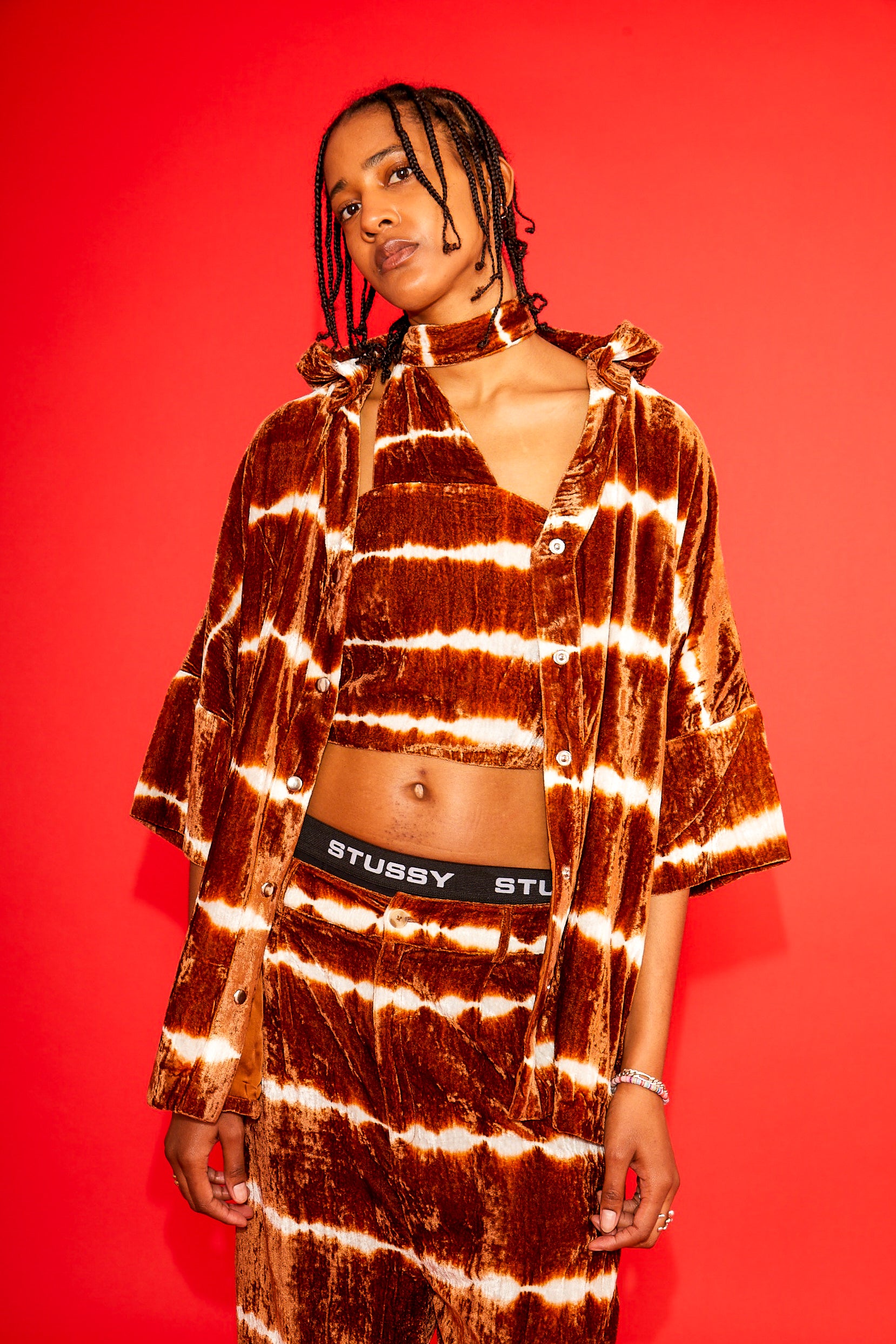 Spa Boy X 100% Silk Baseball Jacket - Brown | Garmentory