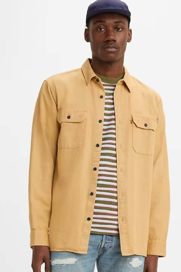 Levi's Jackson Worker Overshirt - Tan Garment Dye | Garmentory