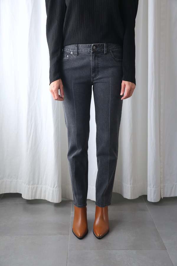 Tibi Elfie Jean - dark grey | Garmentory