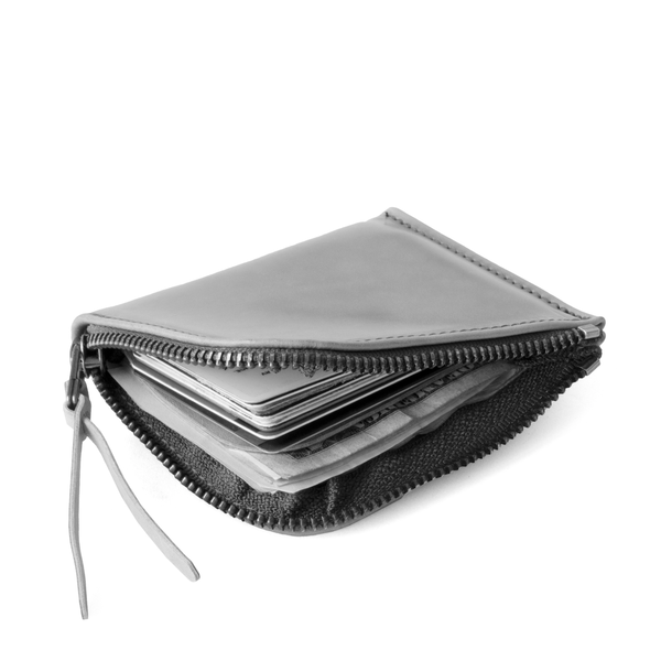 MAKR Revised Shell Cordovan Zip Wallet - Loden | Garmentory