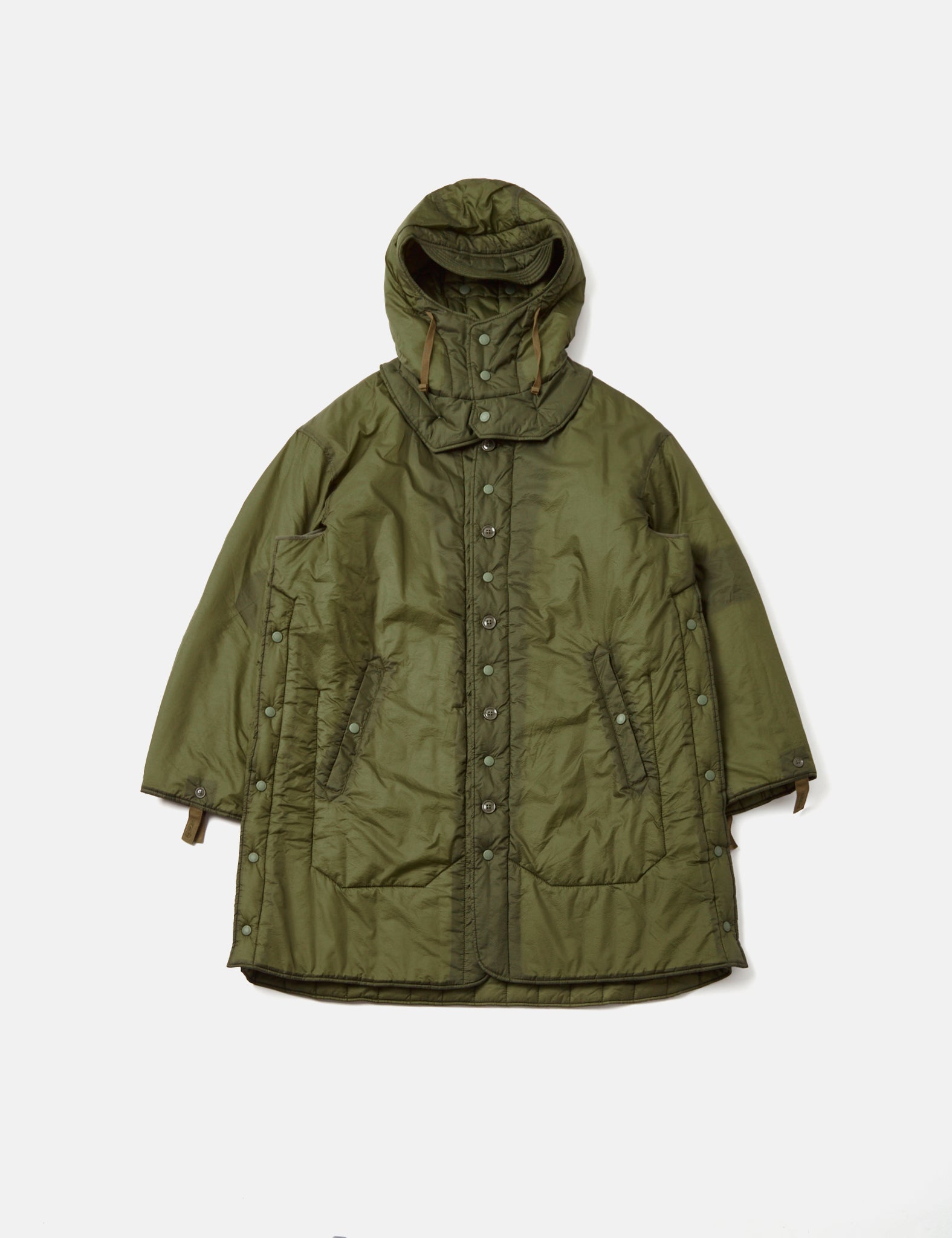 Engineered Garments Liner Micro Ripstop Jacket - Olive Green | Garmentory