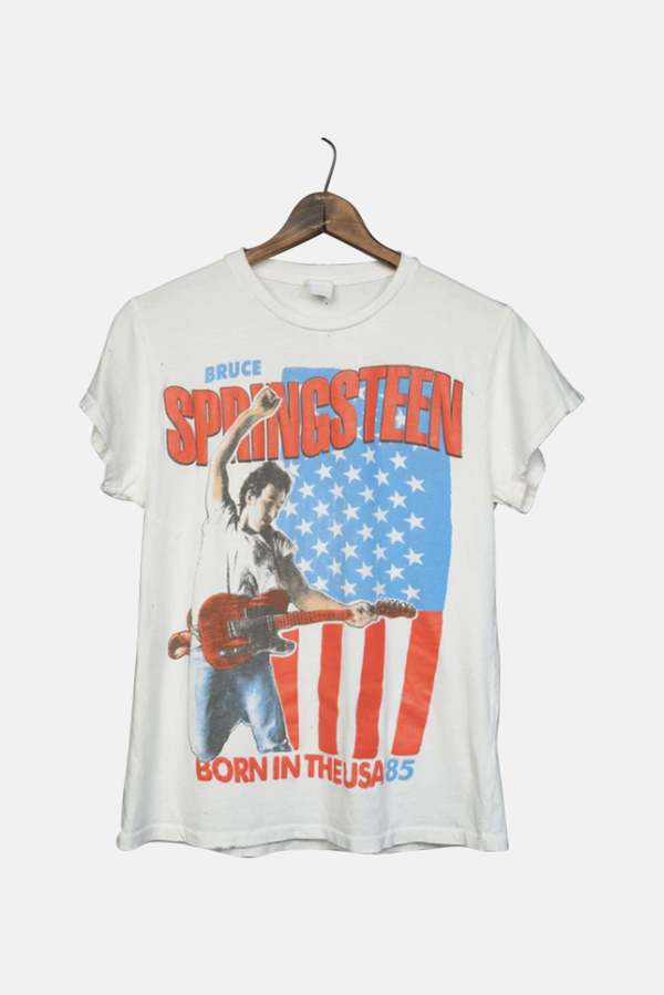 MadeWorn Bruce Springsteen 1984 Tee - Off White | Garmentory
