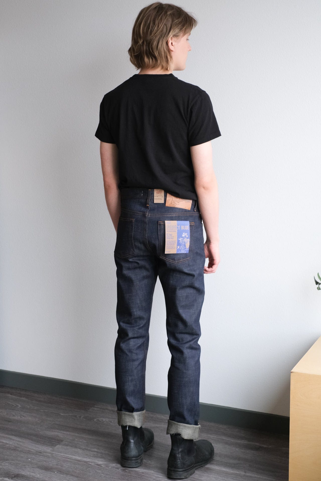 Naked & Famous Weird Guy Jeans - Perfect Blue Slub Stretch | Garmentory