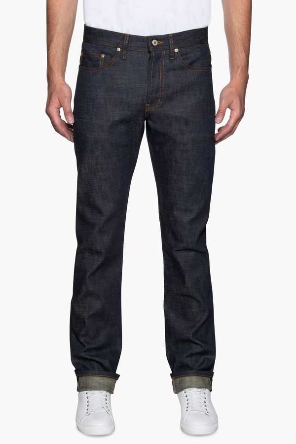 Naked & Famous Weird Guy Jeans - Perfect Blue Slub Stretch | Garmentory
