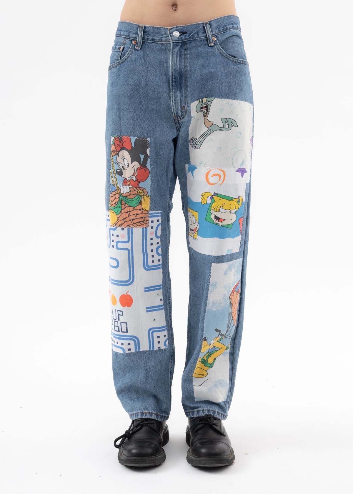 DISCOVERED Collage Comic Pants -Style A | Garmentory