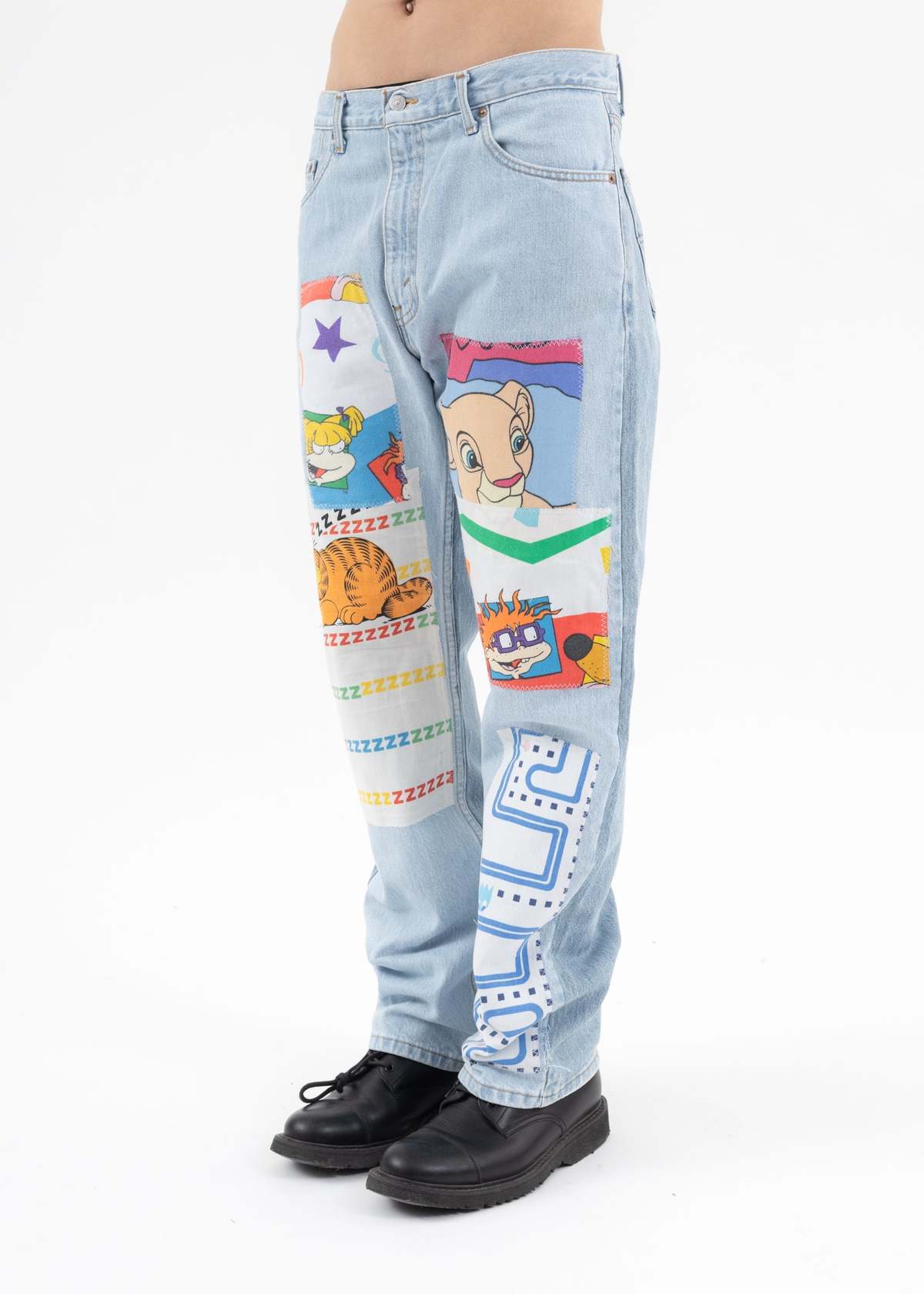 DISCOVERED Collage Comic Pants -Style E | Garmentory
