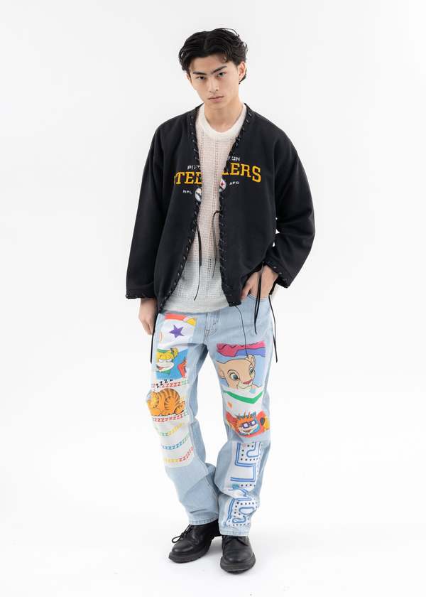 DISCOVERED Collage Comic Pants -Style E | Garmentory