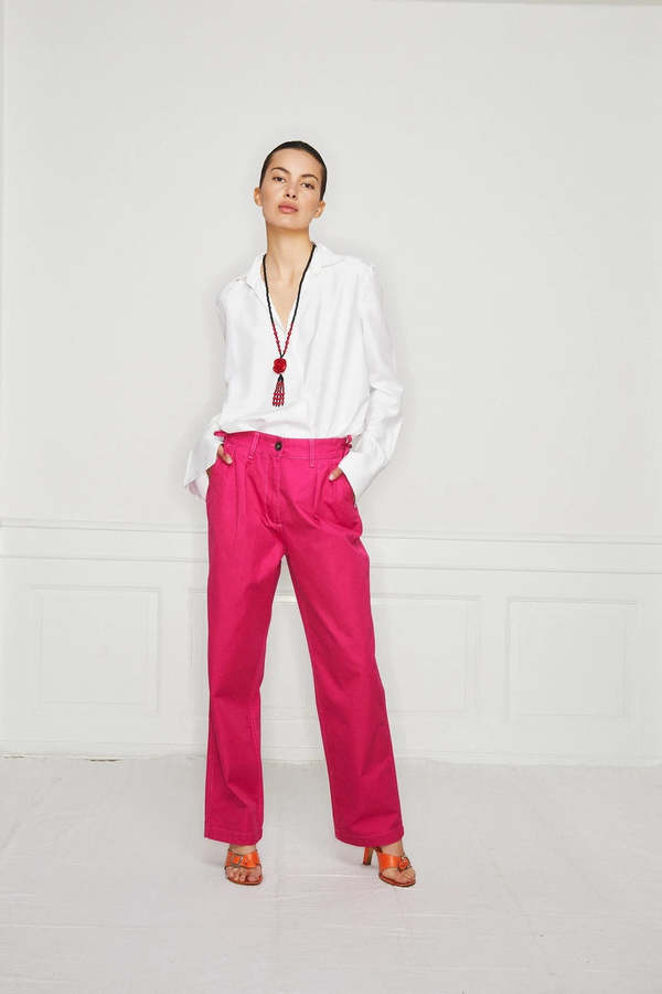 Saks Potts Johan Pants - Raspberry | Garmentory
