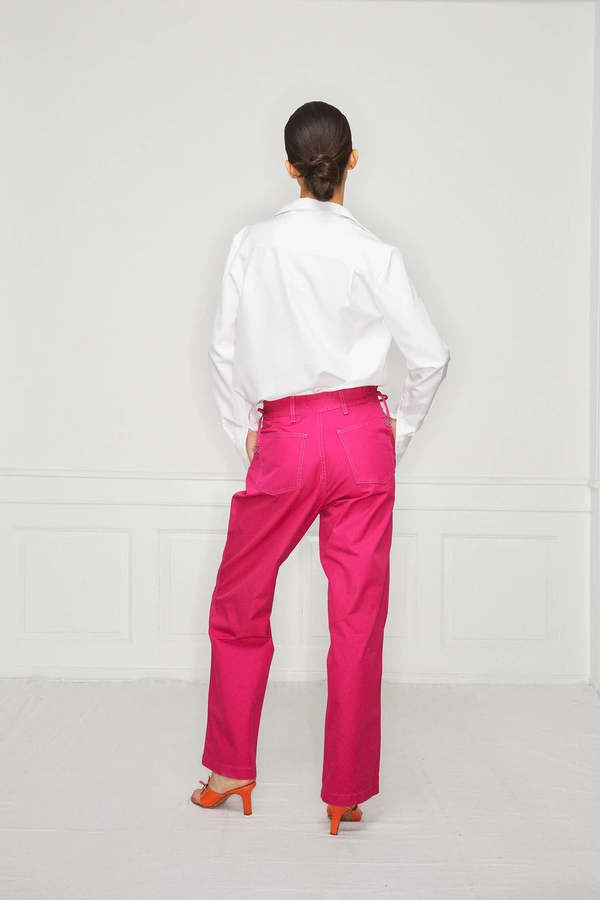 Saks Potts Johan Pants - Raspberry | Garmentory