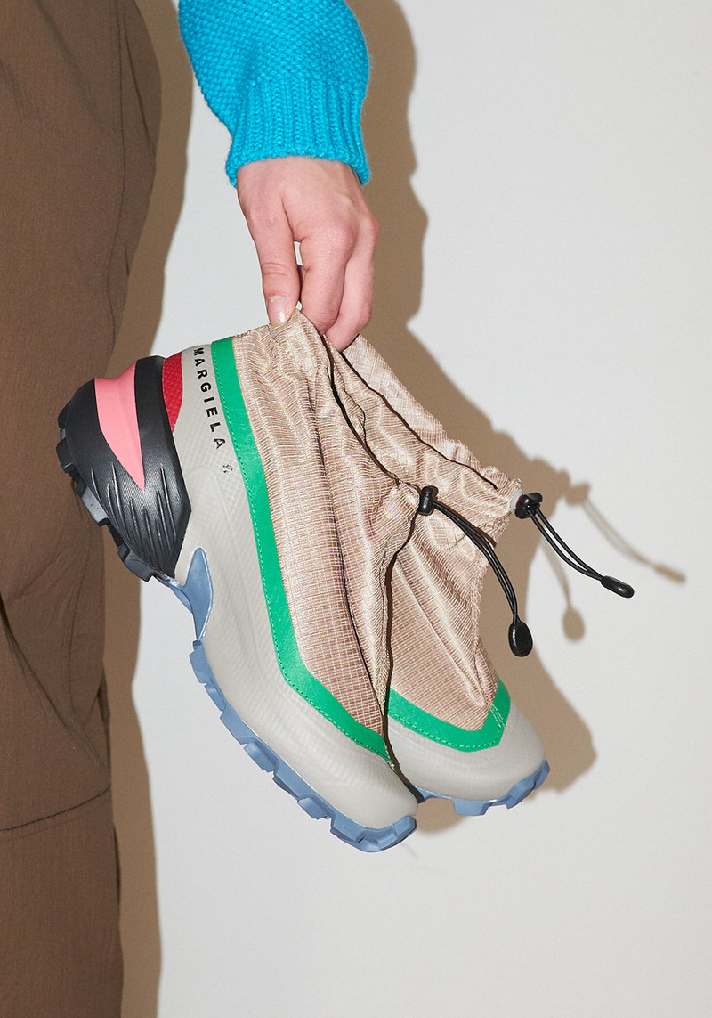 Maison Margiela MM6 x Salomon Cross Low Sneakers - Kelp | Garmentory