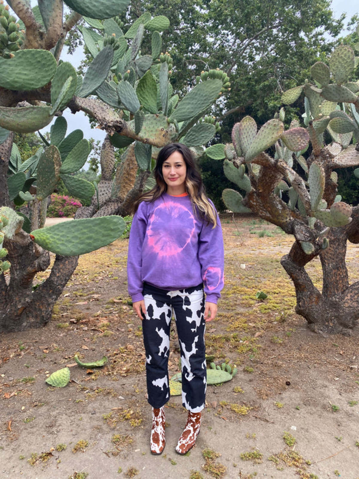 Layli Dyes Hard The Return to Center Sweatshirt | Garmentory