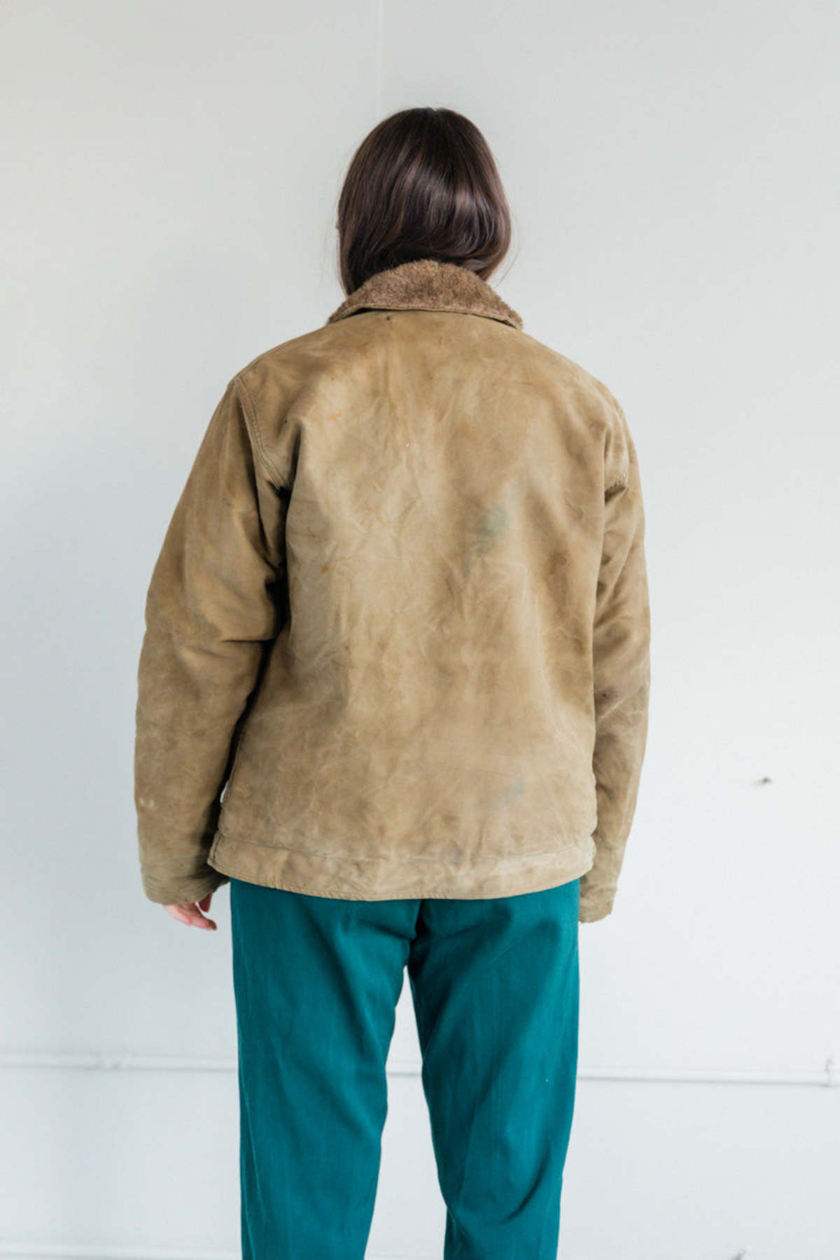 VINTAGE A2 DECK JACKET - Brown | Garmentory