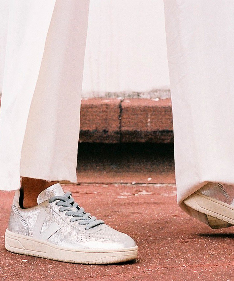 Veja Silver V-10 Sneaker | Garmentory