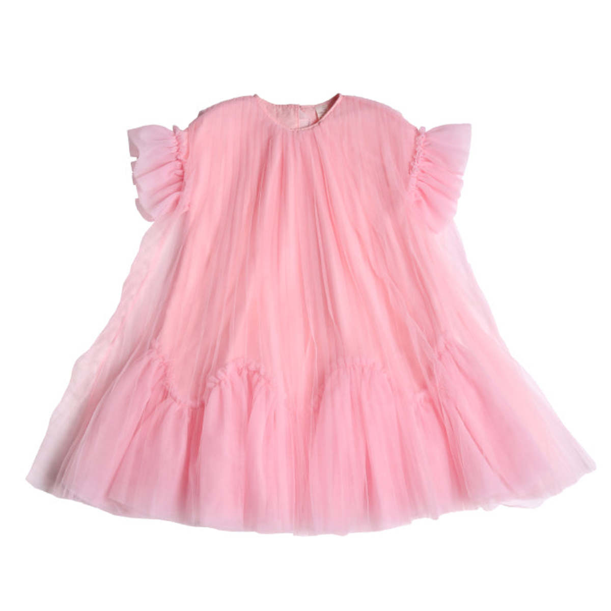 Kids Tia Cibani Child Florence Flounce Frock Dress - Dust | Garmentory