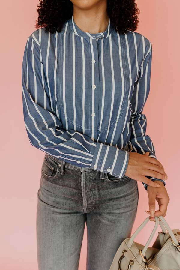 Alex Mill Tuxedo Tunic - Wide Stripe | Garmentory