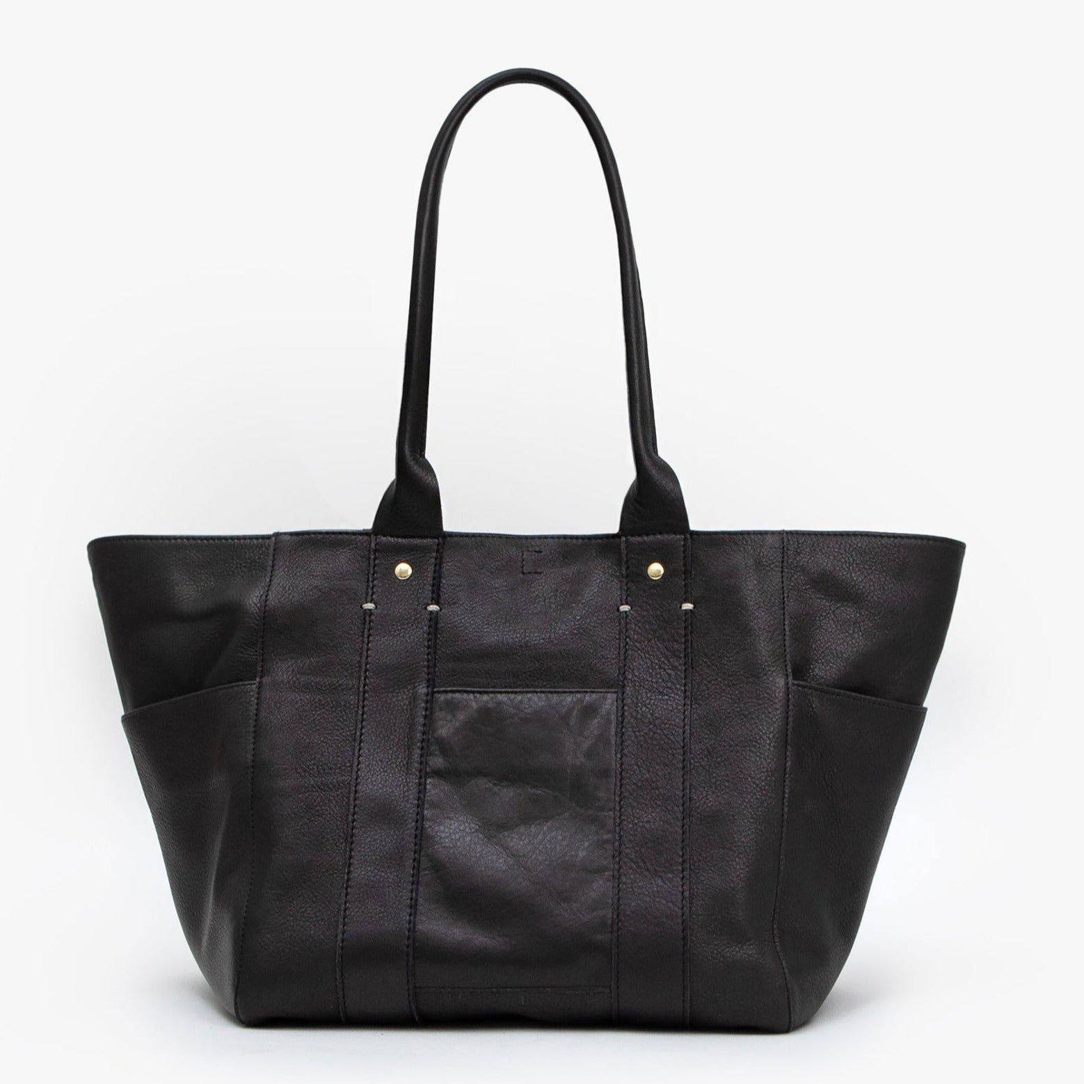 Clare V. Le Box Tote - Black Lamba | Garmentory