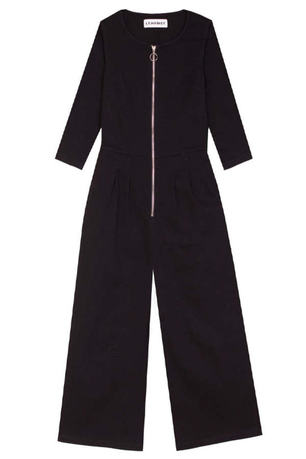 L.F.Markey Jake Boilersuit - Black | Garmentory