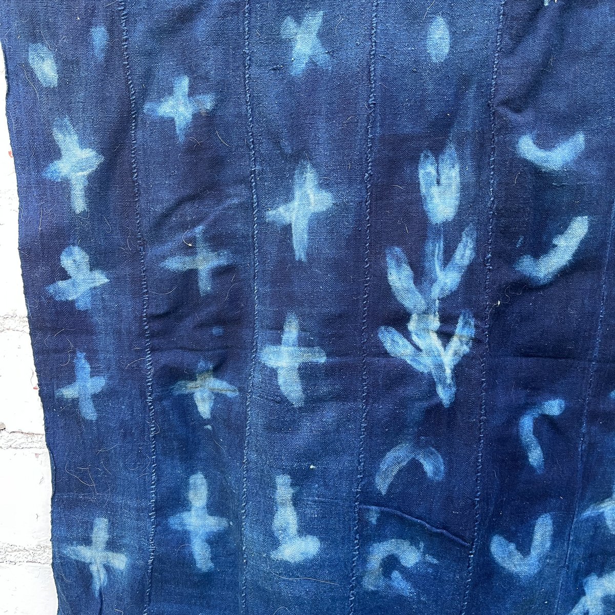 Vintage Made Solid West African Cloth - Indigo | Garmentory