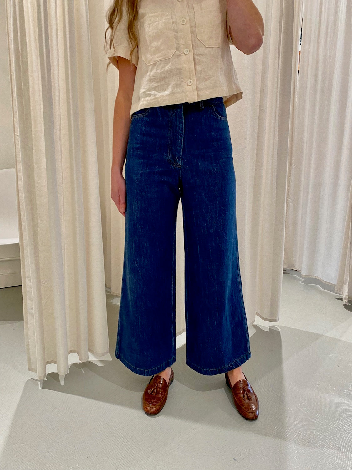 SELVA / NEGRA Ollie Pant - Marisol Denim | Garmentory