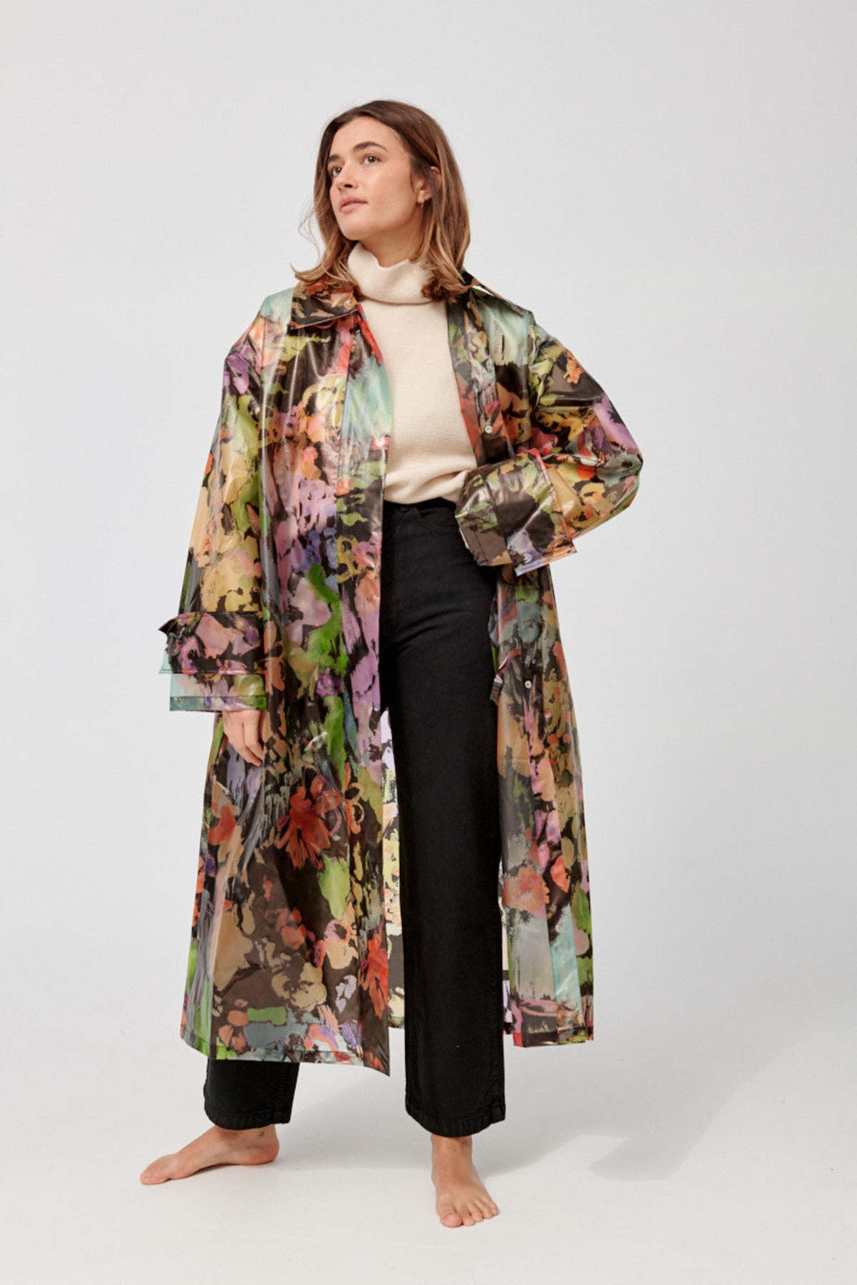 Stine Goya Desiree Jacket - Abstract Night Floral | Garmentory