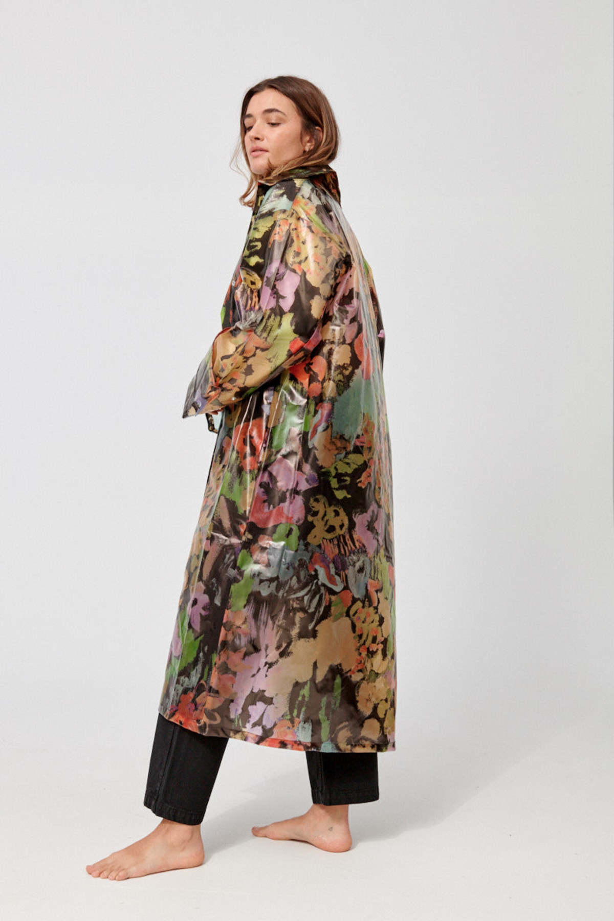 Stine Goya Desiree Jacket - Abstract Night Floral | Garmentory