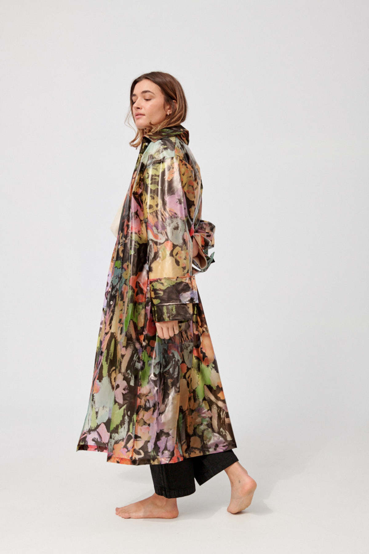 Stine Goya Desiree Jacket - Abstract Night Floral | Garmentory