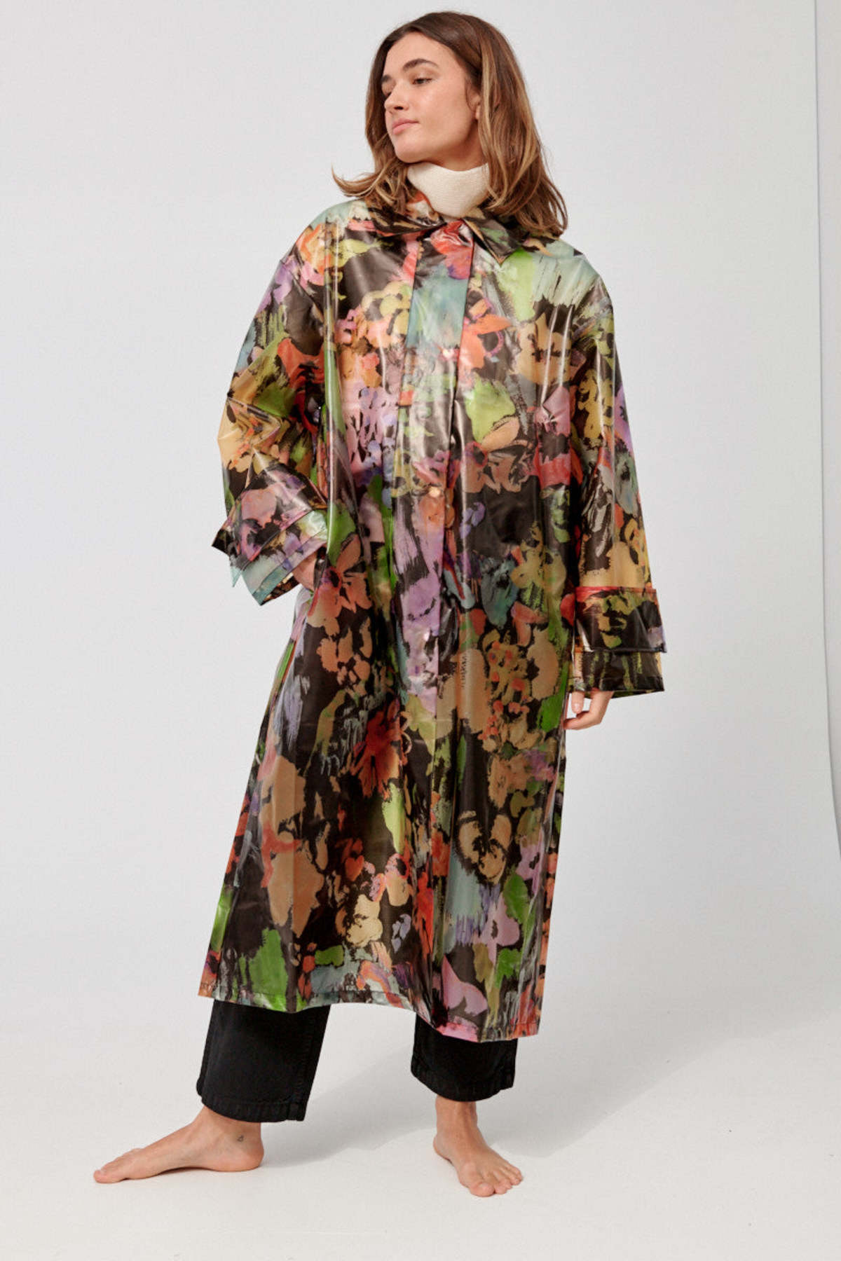 Stine Goya Desiree Jacket - Abstract Night Floral | Garmentory